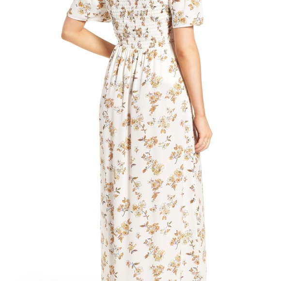 Socialite | Dresses | Socialite Smocked Off The Shoulder Maxi Dress ...